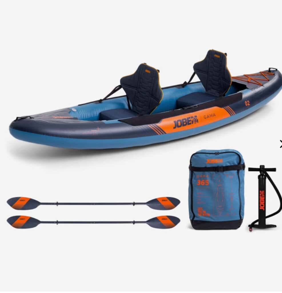 JOBE GAMA INFLATABLE KAYAK PACKAGE - Land & Sea